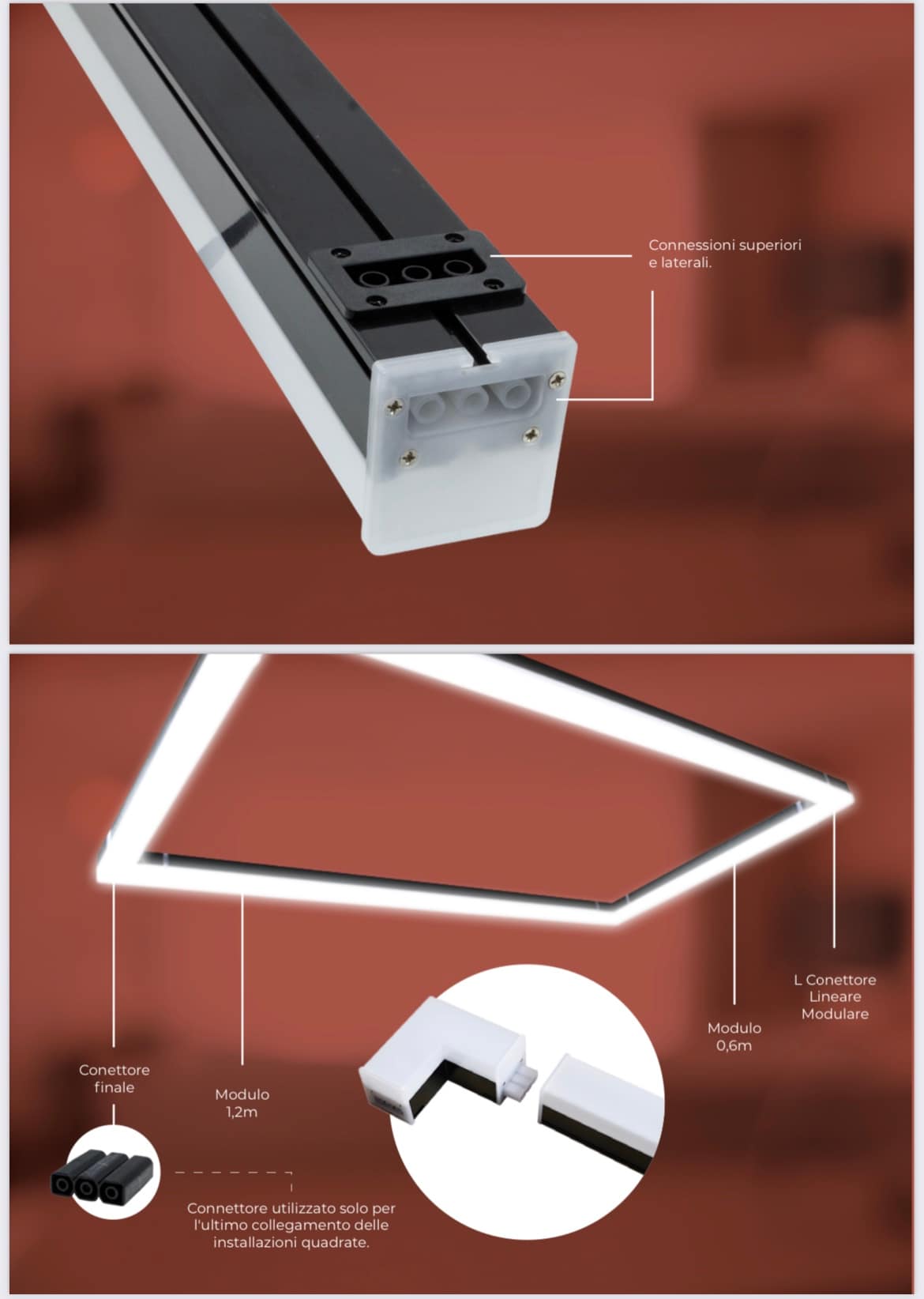 Sistema Modulare LED ARON LIGHT - Agenzia Sorel Srl
