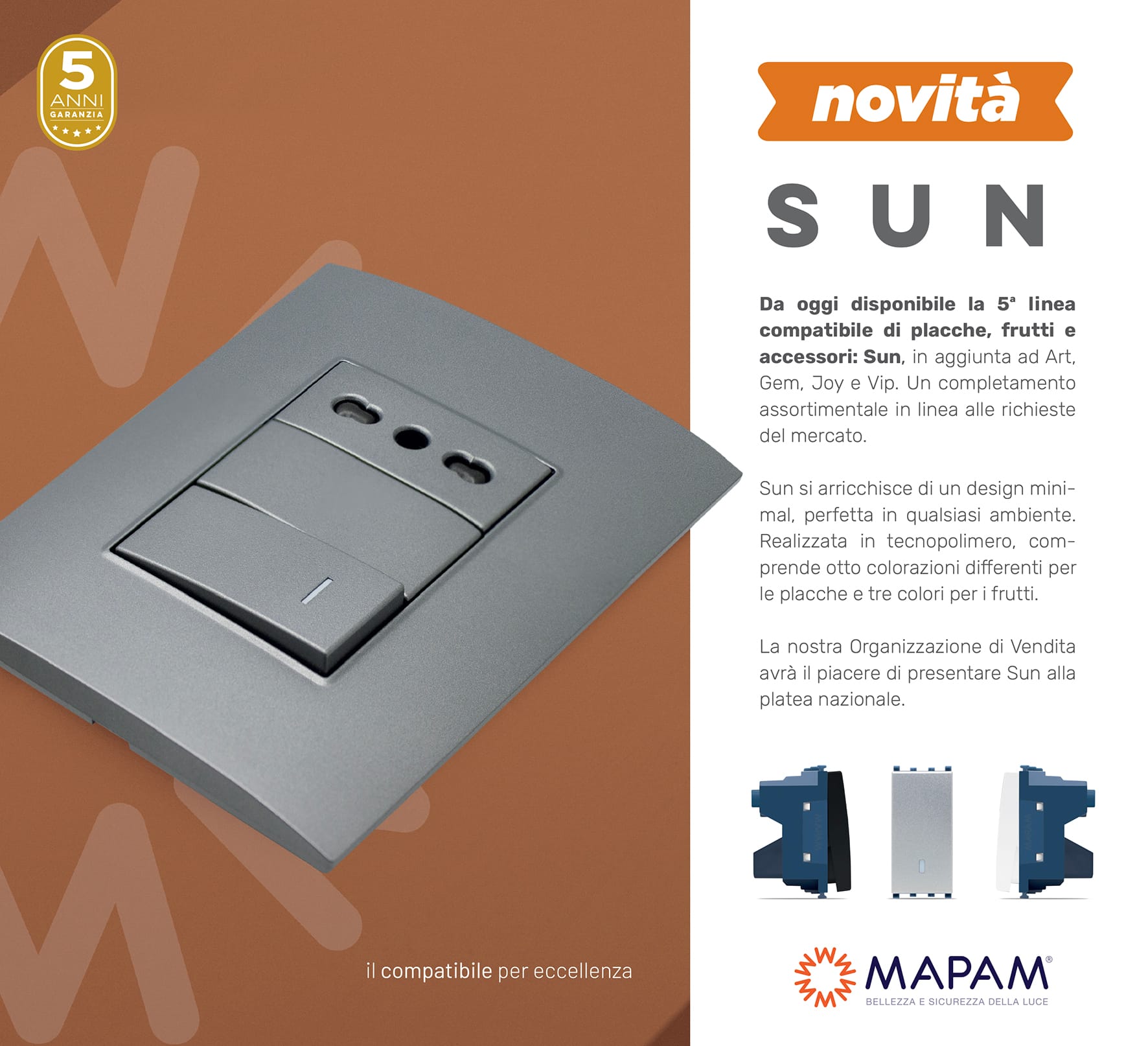 Novita' LINEA Sun Mapam - Agenzia Sorel Srl